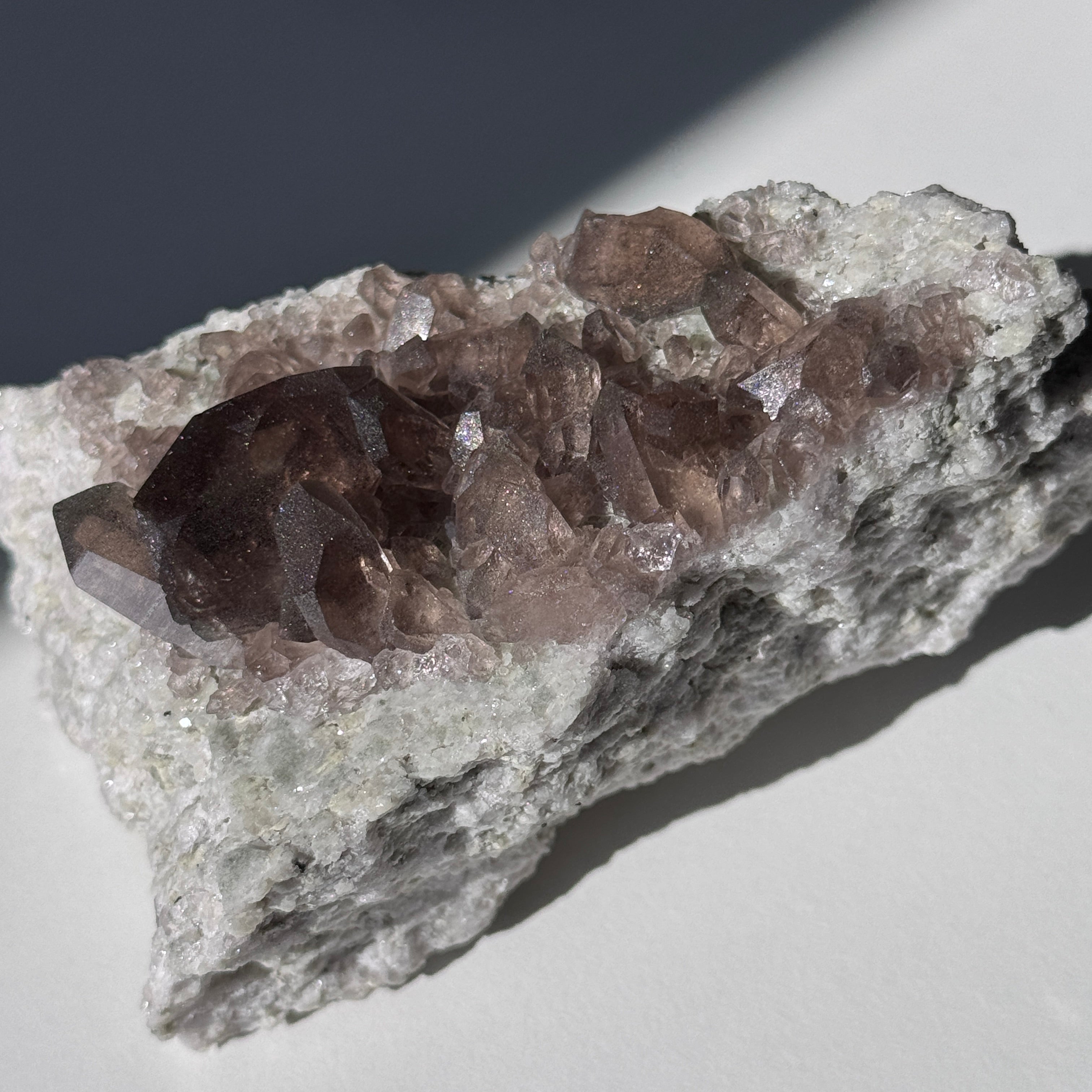 Gwindel Quartz Cluster Specimen on Matrix [Talefre Glacier, Chamonix ...