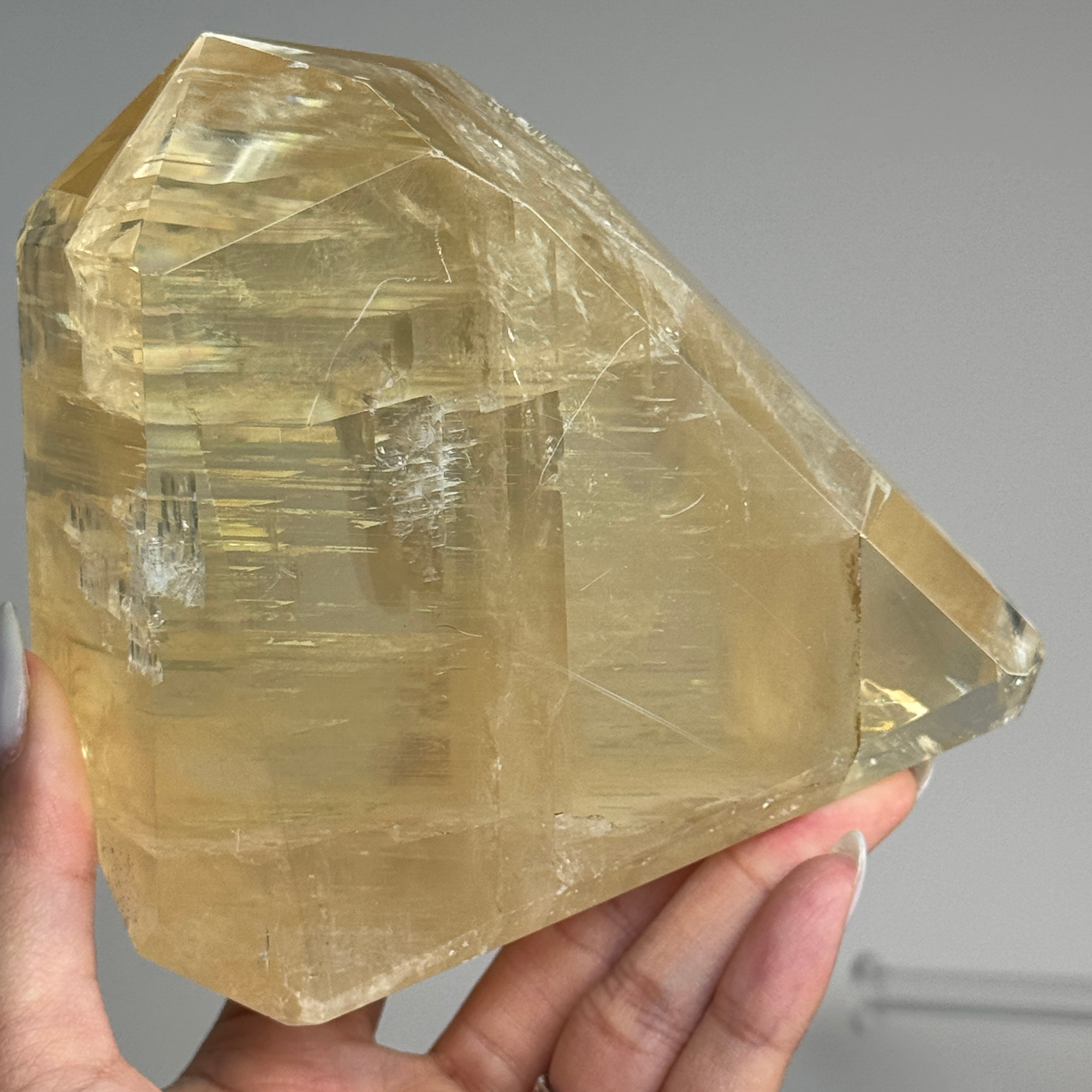 XL Statement HQ Optical Calcite Freeform #1 – The Stone Queen Co